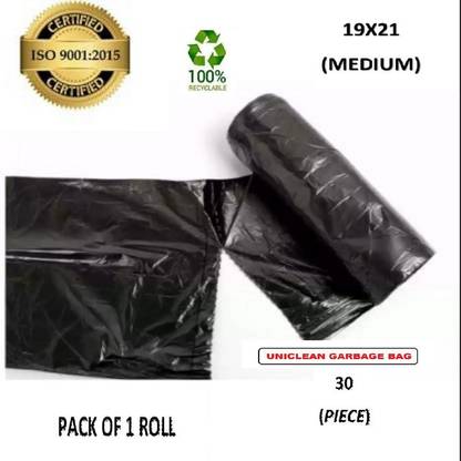orgo TRASH BAG/DUMPING POLYBAG/BIODEGRADABLE DUSTBIN BAG ROLL-3 Medium ...