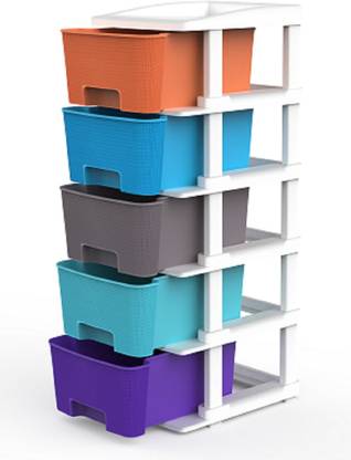 nakoda Plastic Free Standing Chest of Drawers Price in India - Buy ...