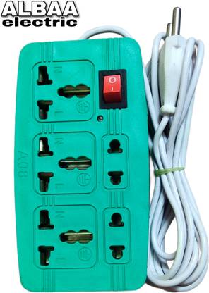 Albaa A08 5 Socket Extension Boards Price in India - Buy Albaa A08 5 ...