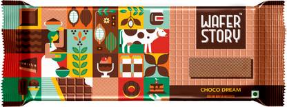 Wafer Story Choco Dream, Creamy & Crunchy Chocolate Flavoured Wafers ...