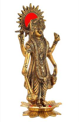 RED HORT LORD OF VISHNU G Decorative Showpiece - 10 cm Price in India ...