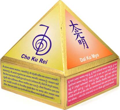 REIKI CRYSTAL PRODUCTS Wish Pyramid Wish Box Fengshui Wooden Box With ...