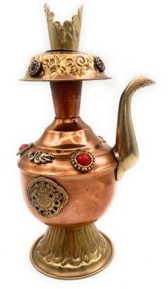 Brass Idols Brass Bumpa Pumpa Tibetan Sacred Water Vase Buddhist Ritual ...