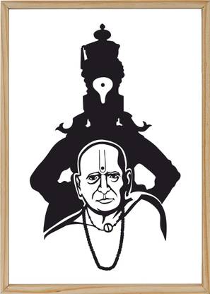 Utsav Collection Home Next Decor Presents Swami Samarth Acrylic Frame ...