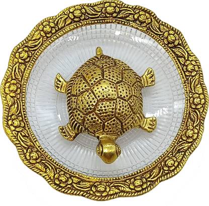 garnishcrafts Vastu Tortoise with Glass Plate Turtle for Good Luck ...
