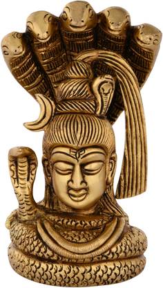 Shreeyash Shiva Face Head Meditating Shiv Statue Decorative Showpiece ...