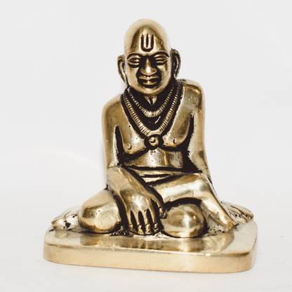 Tarakant Shri. Swami Samarth Murti Idol Antique Gold Decorative ...