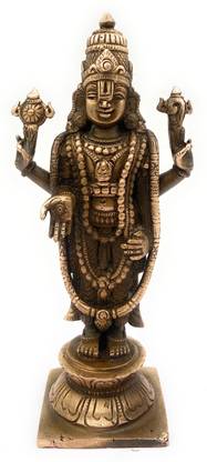 Bhunes Bronze Tirupati Balaji Idol Lord Govinda Venkateswara Statue And ...