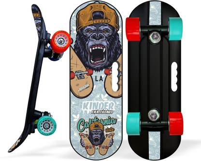 Jaspo Kinder Junior Skateboard for Kids Upto 7 Years Age (KONG EMPIRE ...