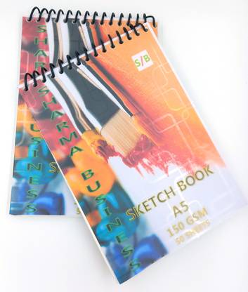 SHARMA BUSINESS A5 Sketch Book For Kids, Artists For Drawing &Sketching ...