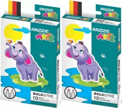 Flipkart.com | HAUSER Bold and Fine Tip Nib Sketch Pens