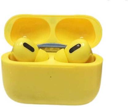 Payal Airpods Pro High Quality YELLOW Smart Headphones Price in India ...