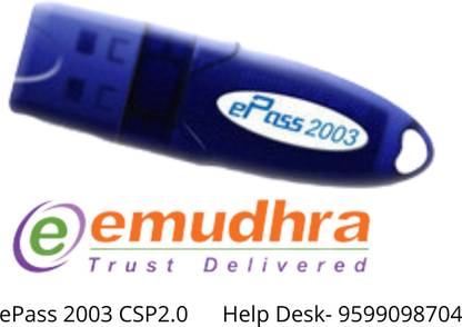 eMudhra Digital signature certificate DSC Class 3 signing with ePass ...