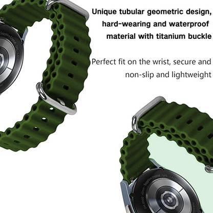 BLACK LOVIES 22 mm Ocean Smart Watch Band Strap Designed for Firebolt ...