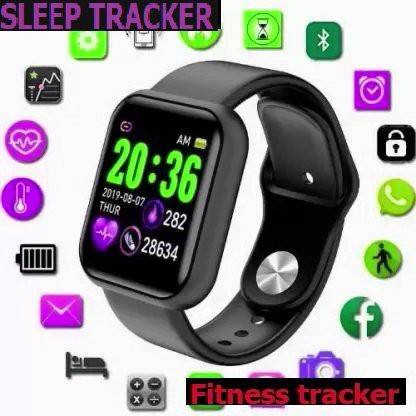 Bymaya S844 (D20) MAX ACTIVITY TRACKER STEP COUNT SMART WATCH BLACK ...