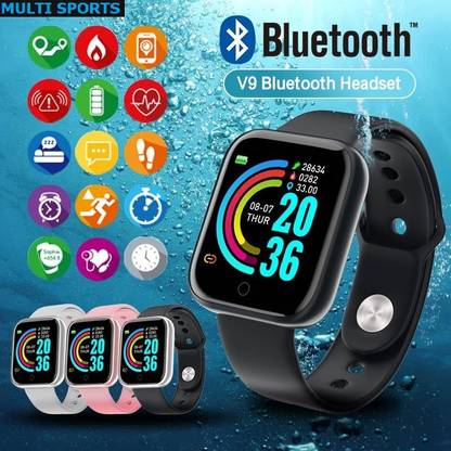 jorugo S711 (D20) PLUS MULT FACES SLEEP TRACKER SMART WATCH BLACK(PACK ...