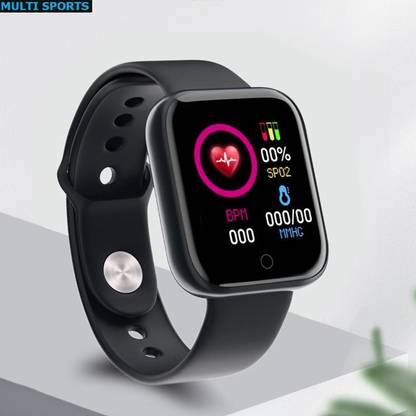 jorugo S732 (D20) ADVANCE MULT FACES STEP COUNT SMART WATCH BLACK(PACK ...