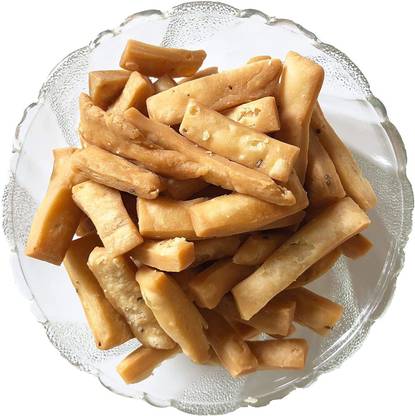 CHATOKDE Crispy Ajwain Namkeen Mathri Sticks| Nimki | Tea Time Snacks ...