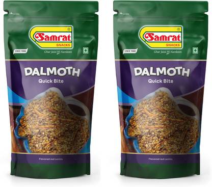 Samrat DALMOTH Quick Bite Mix Namkeen|Ghar Jaisi Hi Namkeen|PACK OF 2 ...