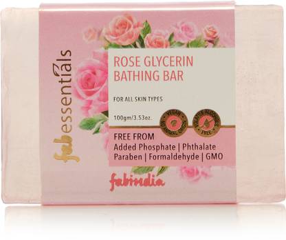fabindia Rose Glycerin Bathing Bar - Price in India, Buy fabindia Rose ...