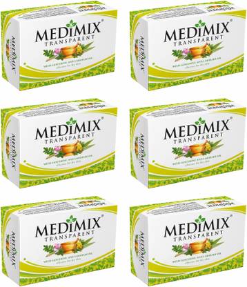 MEDIMIX Transparent Soap | Pack of 6 | Each 125g | - Price in India ...