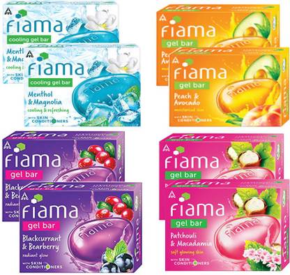 FIAMA Gel Bar (8X75g) - Price in India, Buy FIAMA Gel Bar (8X75g ...
