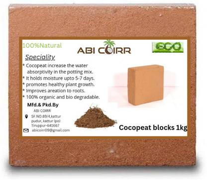 ABI COIRR Cocopeat Blocks Coco Pith Blocks Low ec Coir Pith Block ...