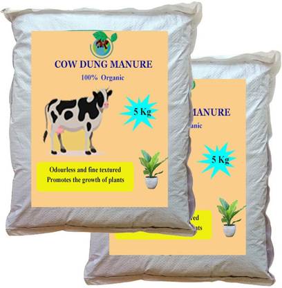 TSK Organic Cow dung manure 10 kg Manure Price in India - Buy TSK ...