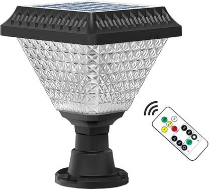 SAHAPECT 10 Watt RGB Solar LED Gate Pillar Automatic Outdoor Waterproof ...