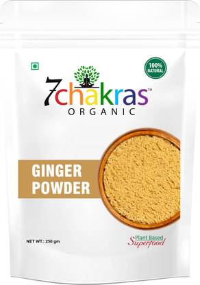 7 chakras Organic 100%natural ginger dry powder 250g adrak/saunth ...