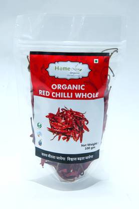 Homeline Organic Red Chilli Whole 100G (Pack of 3) Price in India - Buy ...
