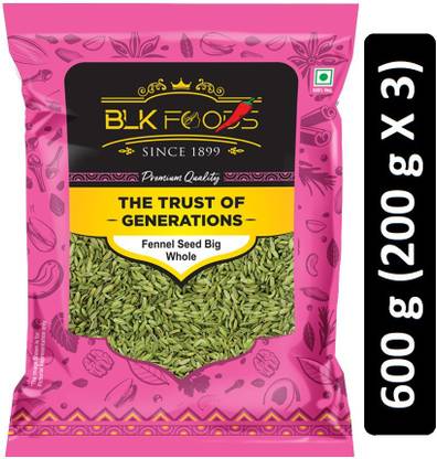 BLK FOODS Select Fennel Seed Whole (Sauf Sabut) 600g (3 X 200g) Price ...