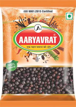 AARYAVRAT Black Mustard Seeds Medium Grain- Kali Sarso (Rai) 100 gm ...