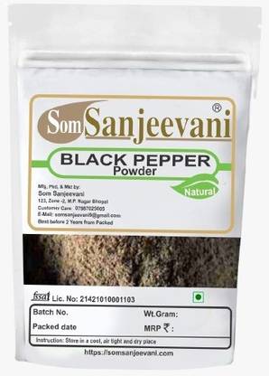 SOMSANJEEVANI Black Pepper Kali Mirch Powder 100g For Multiple Health ...