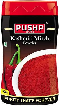 Pushp Brand Kashmiri red chilli powder Price in India - Buy Pushp Brand ...