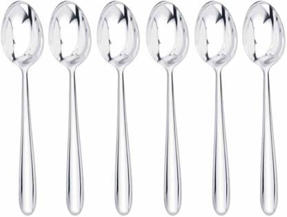 The Kitchen Company Dora Dinner Spoon, Set of 6 Stainless Steel Table ...