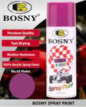 Bosny violet Spray Paint 400 ml Price in India - Buy Bosny violet Spray ...