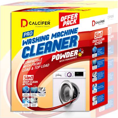 Dcalcifer Washing Machine Deep Cleaner Powder 350g Drum Tub Clean Front ...