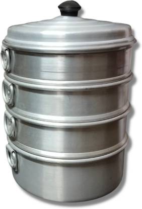 SHINI LIFESTYLE ALUMINIUM MOMOS STEAMER CAPACITY 7 LITER, MOMO STAND ...