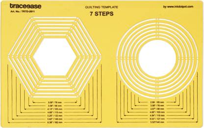 Traceease Traceease Quilting Template Stencils DIY Sewing Machine Quilt ...