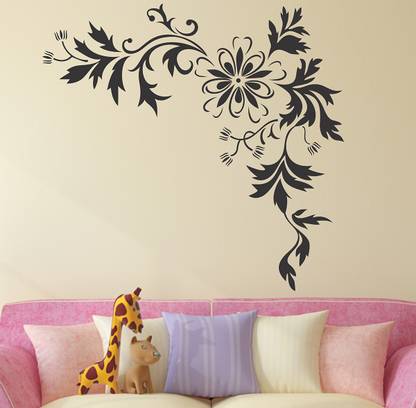 Dumdic Wall Design Multicolor Extra Large Vinyl Wallsticker (110 cm x ...