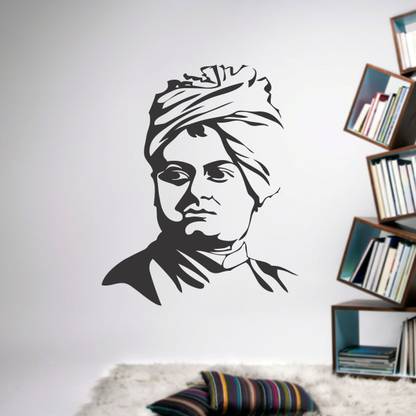 Happy Walls 25 cm Swami vivekananda Self Adhesive Sticker Price in ...