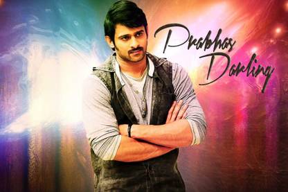 Online Collections 30.48 cm prabhas Stickers ||prabhas Posters For wall ...