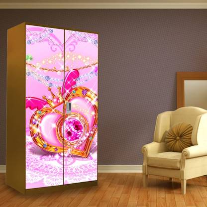 DECOR INDIA SOLUTION Almirah Door Wallpaper Sticker (39 inch x 84 inch ...