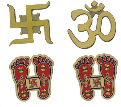 CLAPPERZZ Stickers for Wall & Floor Decoration for Puja/Aarti/Diwali ...