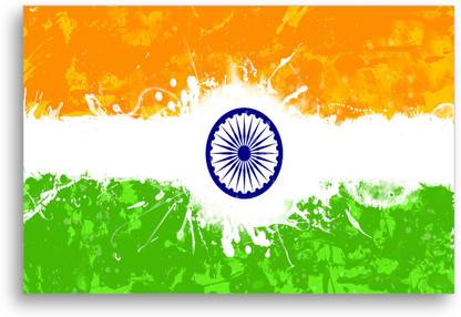 PRINTHUBS Indian Flag Tiranga Posters For Room Home office Wall Decor ...