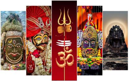 newlovelifecreations Five types of lord shiva wall sticker Large Self ...