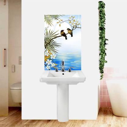 CG Decor PVC- Self Adhesive Wash Basin Wall Sticker Waterproof+ Medium ...