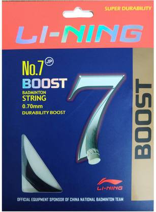 LI-NING No 7 Boost (BLACK) 0.7 Badminton String - 10 m - Buy LI-NING No ...