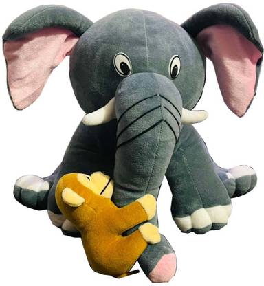 RAUNAK HANDLOOM Baby Ele Monkey , Elephant Soft Toy | Best baby Stuffed ...